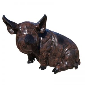 Pig Chef Aluminum Statues - Aluminum Sculptures