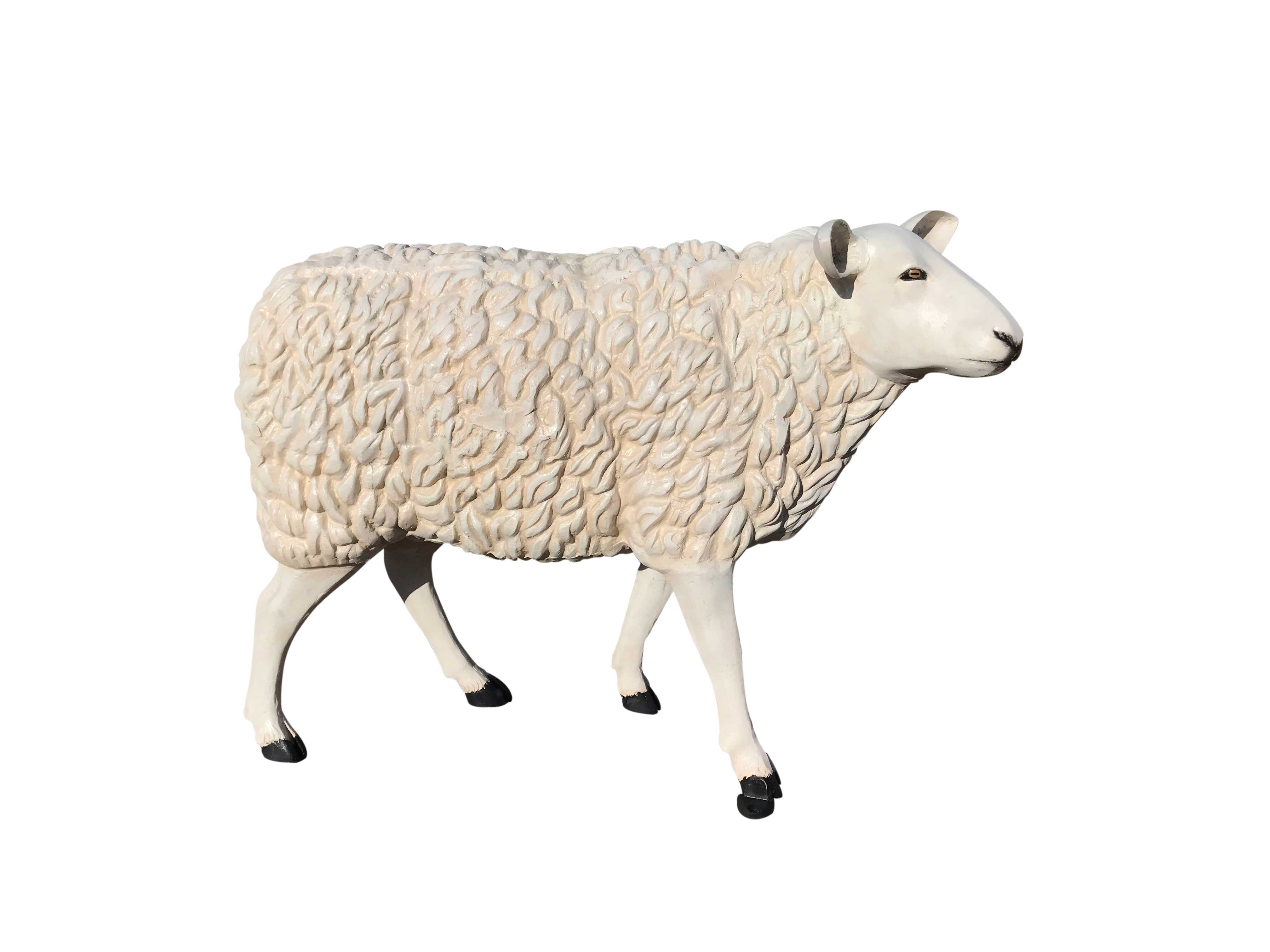 Beautifully Crafted Sheep Aluminum Outdoor Statues - Aluminum Sculptures